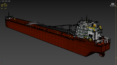 散货船 货运模型-货运船模型库-3ds Max(.max)模型下载-cg模型网
