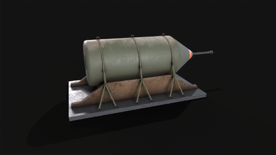 BLU-82真空炸弹 雏菊切刀模型-其他器械模型库-3ds Max(.max)模型下载-cg模型网