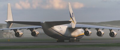 AN-225 安225模型-军用飞机模型库-FBX(.fbx)模型下载-cg模型网