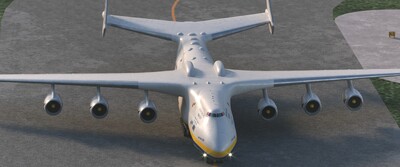 AN-225 安225模型-军用飞机模型库-FBX(.fbx)模型下载-cg模型网