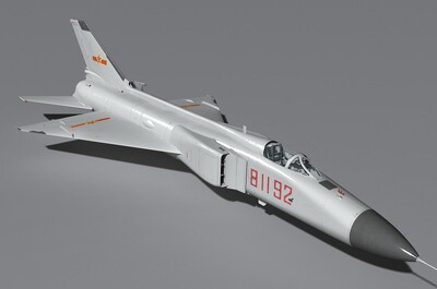 J8 歼8战斗机模型-军用飞机模型库-3ds Max(.max)模型下载-cg模型网