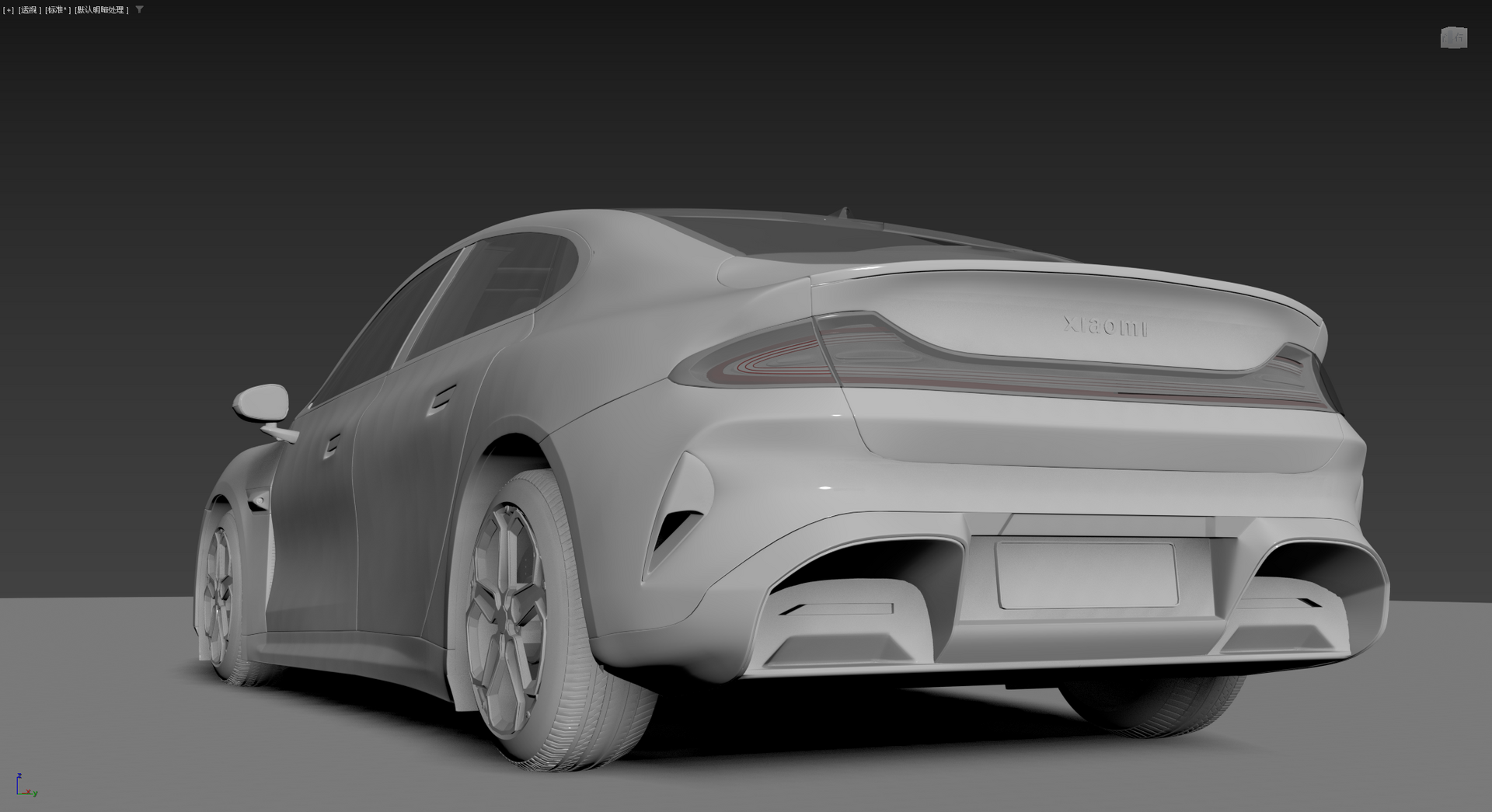 小米SU7 3D汽车模型，发售预热！！！模型 - 工业/产品/道具 - 作品模型 - CG模型网