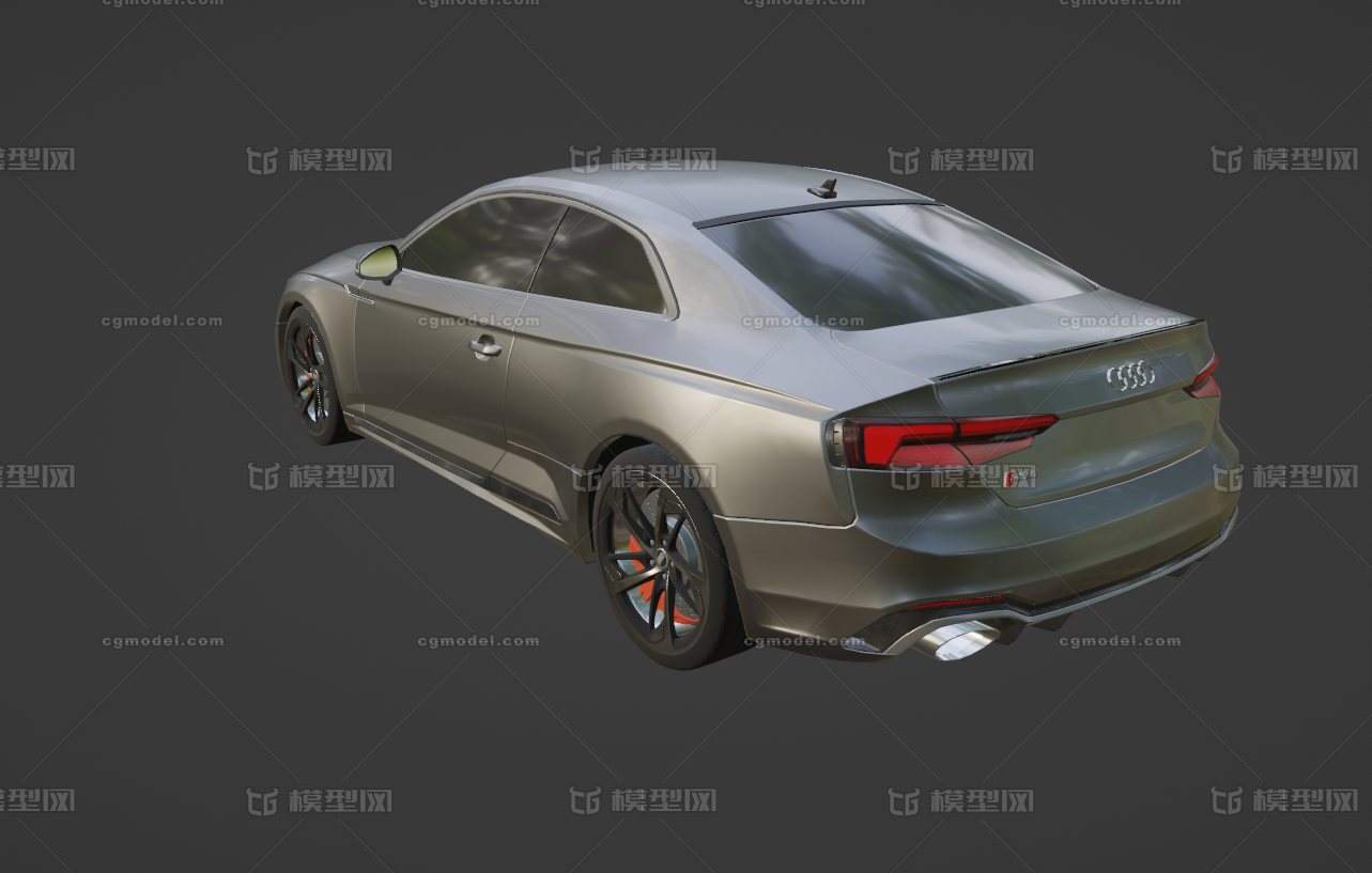 奥迪RS5 A5模型-轿车模型库-Blender(.blend)模型下载-cg模型网