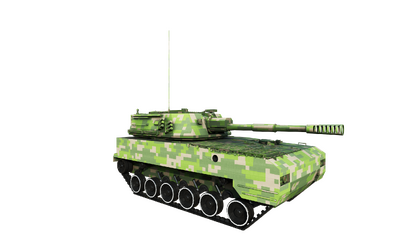 PLZ07式自行榴弹炮 07式122mm自行榴弹炮模型-装甲车／坦克模型库-3ds Max(.max)模型下载-cg模型网