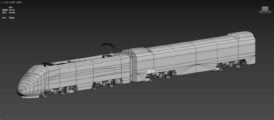 CR200J模型-火车/轨道车模型库-3ds Max(.max)模型下载-cg模型网