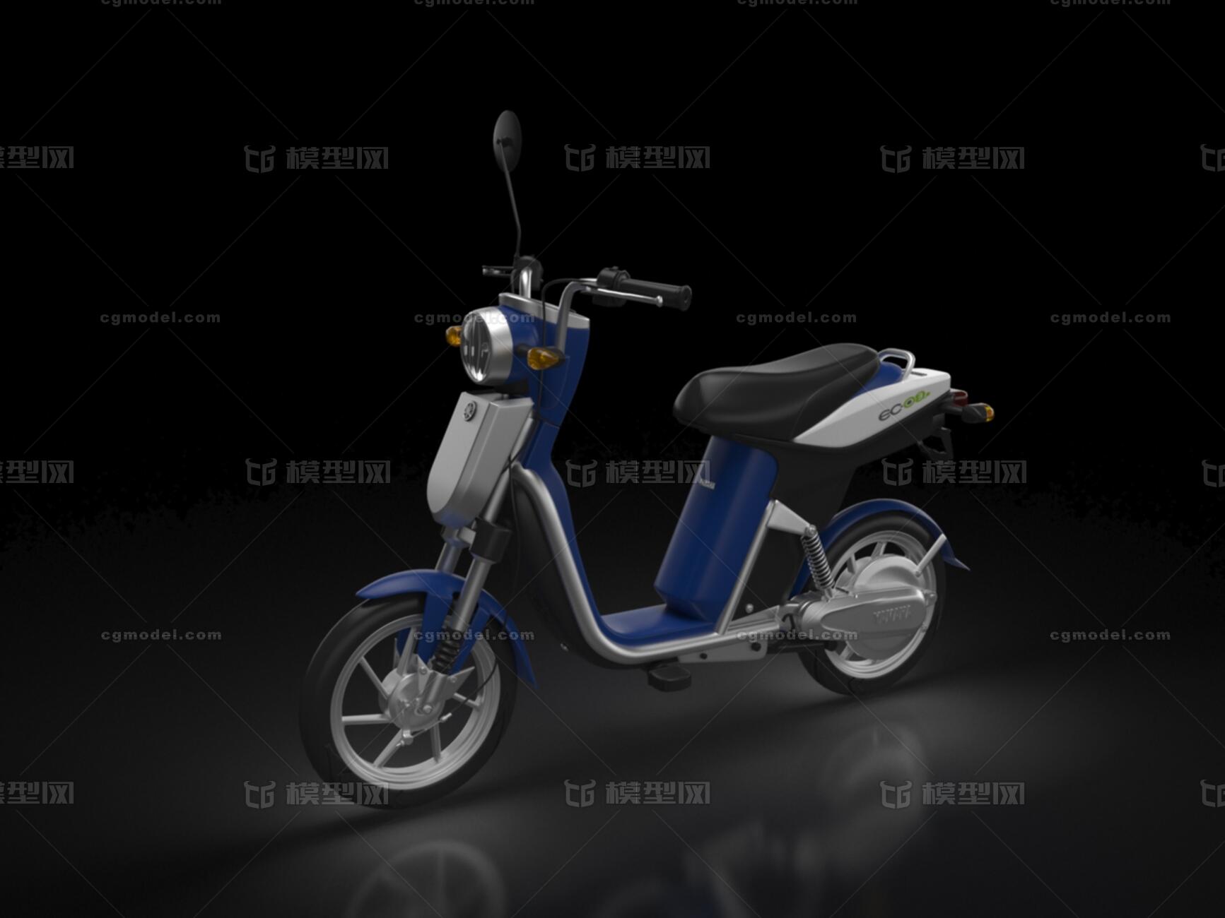 雅马哈摩托车 EC03-2011模型-摩托车模型库-3ds Max(.max)模型下载-cg模型网