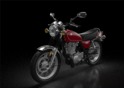 雅马哈摩托车 SR400-2015模型-摩托车模型库-3ds Max(.max)模型下载-cg模型网