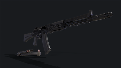 AK-107突击步枪 枪械模型模型-枪械模型模型库-3ds Max(.max)模型下载-cg模型网