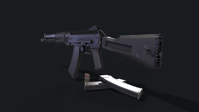 AK-107突击步枪 枪械模型模型-枪械模型模型库-3ds Max(.max)模型下载-cg模型网