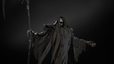 Ripper ghost-死神模型-异形怪物模型库-FBX(.fbx)模型下载-cg模型网