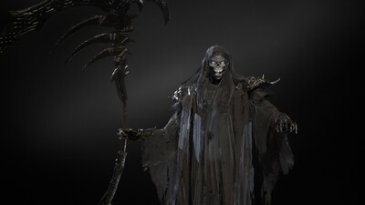 Ripper ghost-死神模型-异形怪物模型库-FBX(.fbx)模型下载-cg模型网