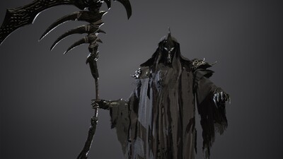 Ripper ghost-死神模型-异形怪物模型库-FBX(.fbx)模型下载-cg模型网
