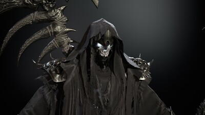 Ripper ghost-死神模型-异形怪物模型库-FBX(.fbx)模型下载-cg模型网