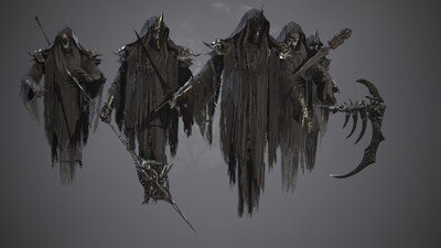 Ripper ghost-死神模型-异形怪物模型库-FBX(.fbx)模型下载-cg模型网
