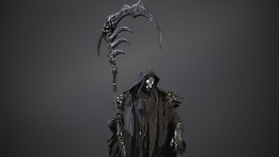 Ripper ghost-死神模型-异形怪物模型库-FBX(.fbx)模型下载-cg模型网