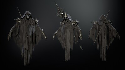 Ripper ghost-死神模型-异形怪物模型库-FBX(.fbx)模型下载-cg模型网