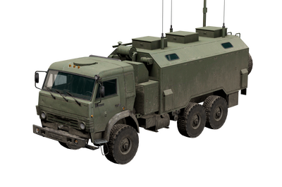 俄罗斯9S552指挥控制车 导弹指挥车模型-货运车模型库-Cinema 4D(.c4d)模型下载-cg模型网