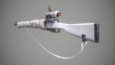 （免费分享）RABBIT 39模型-枪械模型模型库-OBJ(.obj/.mtl)模型下载-cg模型网