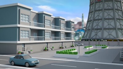 Factory 1-工厂1模型-现代场景模型库-Blender(.blend)模型下载-cg模型网