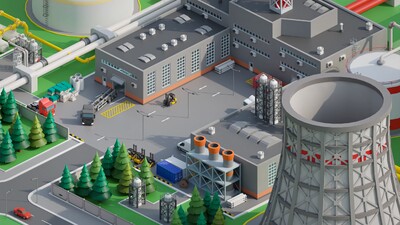 Factory 1-工厂1模型-现代场景模型库-Blender(.blend)模型下载-cg模型网