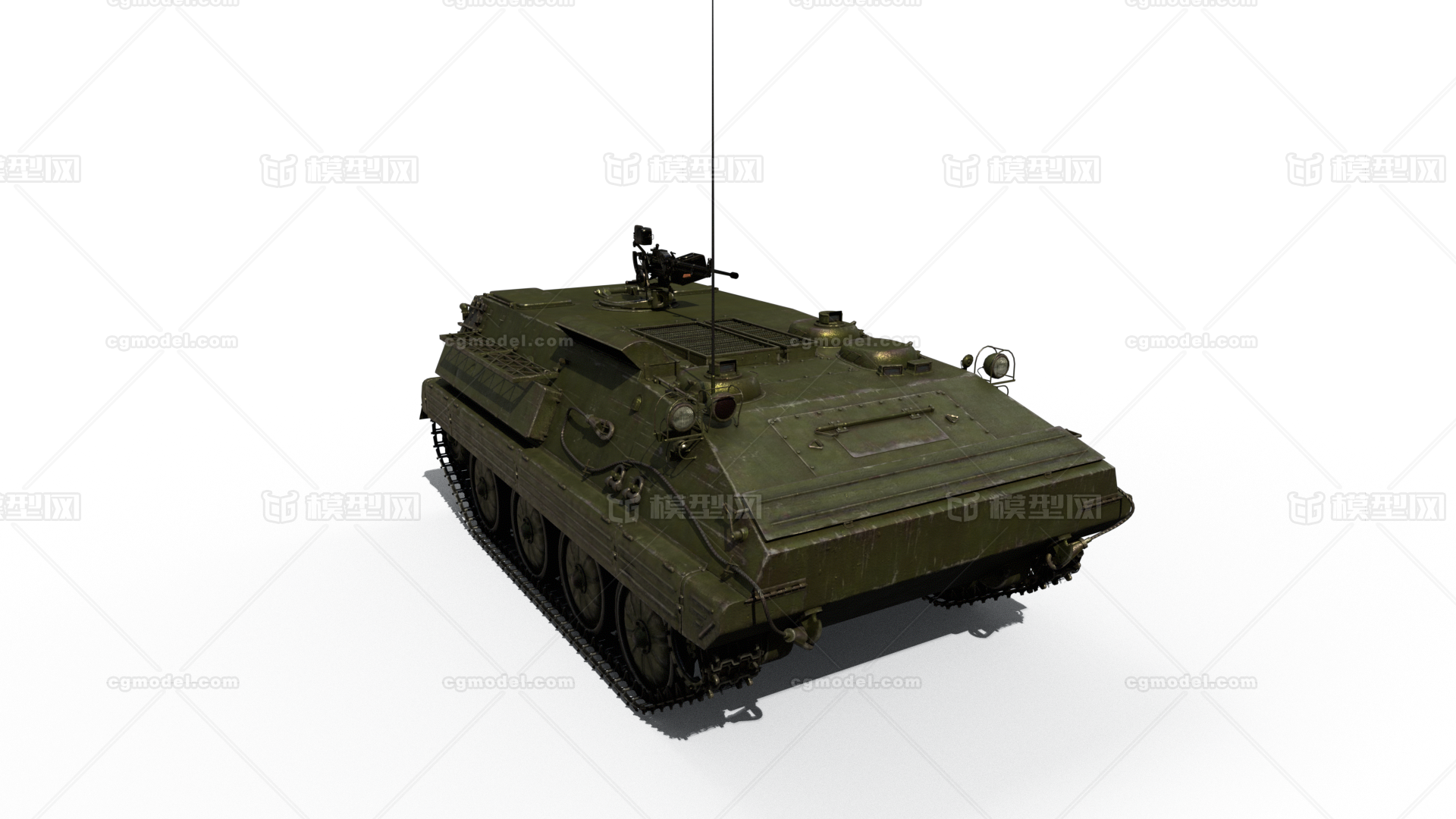 85式装甲车 YW531H模型-装甲车／坦克模型库-FBX(.fbx)模型下载-cg模型网