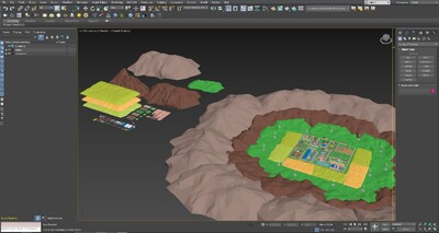 Farm 1-农场1模型-自然场景模型库-Blender(.blend)模型下载-cg模型网