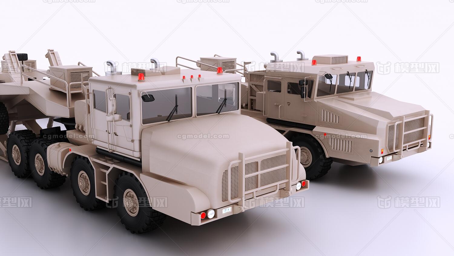 俄罗斯 MZKT-74135模型-火炮器械模型库-3ds Max(.max)模型下载-cg模型网