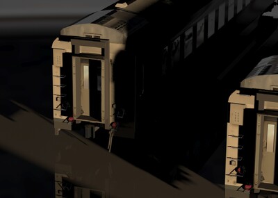 【中国国铁客车】YW25T-准高速硬席卧铺客车模型-火车/轨道车模型库-3ds Max(.max)模型下载-cg模型网