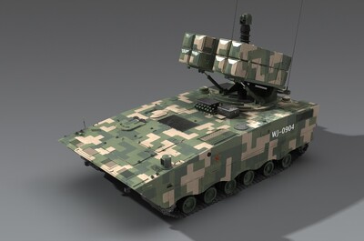 AFT-10反坦克导弹车 红箭10模型-装甲车／坦克模型库-3ds Max(.max)模型下载-cg模型网