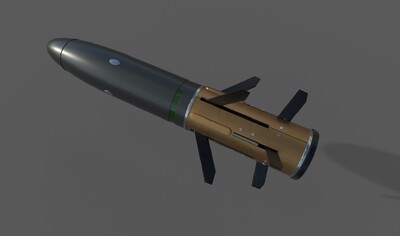 RBS-56反坦克导弹模型-火炮器械模型库-OBJ(.obj/.mtl)模型下载-cg模型网