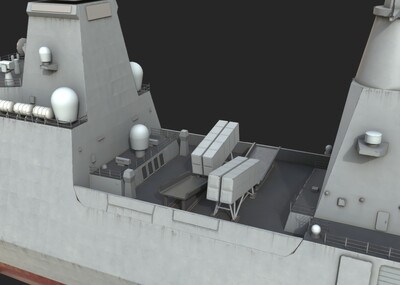 中国海军 054B型导弹护卫舰模型-军舰模型库-3ds Max(.max)模型下载-cg模型网