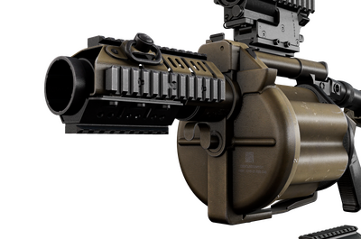 美国海军陆战队M32A1多发榴弹发射器模型-枪械模型模型库-FBX(.fbx)模型下载-cg模型网