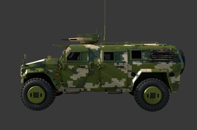 PBR CSK181X型装甲突击车模型-火炮器械模型库-3ds Max(.max)模型下载-cg模型网