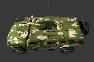 PBR CSK181X型装甲突击车模型-火炮器械模型库-3ds Max(.max)模型下载-cg模型网