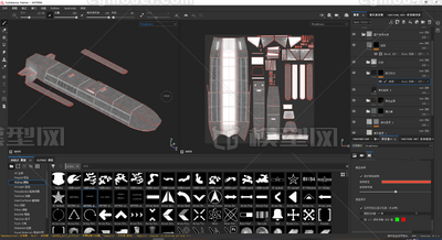 中国海空军 AKF98A模型-其他器械模型库-Substance Painter(.spp/.sbsar)模型下载-cg模型网