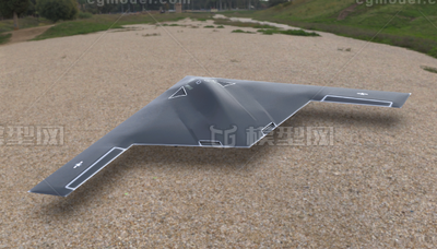 B-21轰炸机 B21模型-军用飞机模型库-3ds Max(.max)模型下载-cg模型网