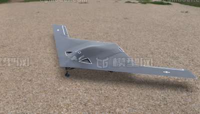 B-21轰炸机 B21模型-军用飞机模型库-3ds Max(.max)模型下载-cg模型网