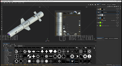 CM-502KG 多用途对地攻击导弹模型-其他器械模型库-Substance Painter(.spp/.sbsar)模型下载-cg模型网