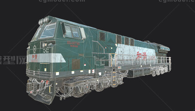 HXN5和谐N5内燃机车模型-火车/轨道车模型库-3ds Max(.max)模型下载-cg模型网