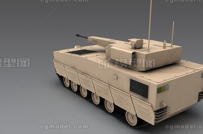VU-T10无人作战车模型-装甲车／坦克模型库-3ds Max(.max)模型下载-cg模型网