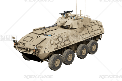 美国LAV-25(8×8)步兵战车 轮式装甲车模型-装甲车／坦克模型库-FBX(.fbx)模型下载-cg模型网