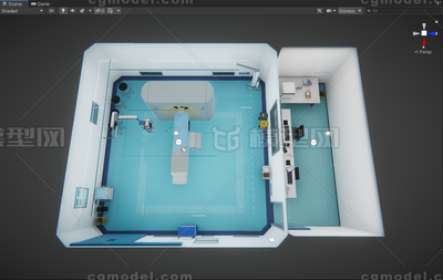 Unity CT室模型-现代场景模型库-Unity模型下载-cg模型网