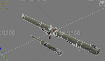 RPG-29火箭筒模型-火炮器械模型库-3ds Max(.max)模型下载-cg模型网