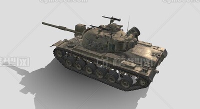 坦克m48a5 m48a5模型-装甲车／坦克模型库-3ds Max(.max)模型下载-cg模型网