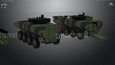 美国海军陆战队ACV-30两栖突击车模型-装甲车／坦克模型库-3ds Max(.max)模型下载-cg模型网