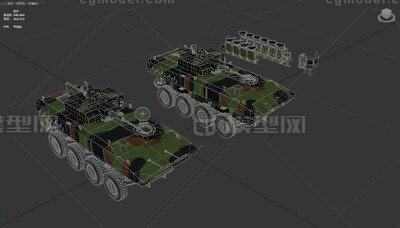 美国海军陆战队ACV-30两栖突击车模型-装甲车／坦克模型库-3ds Max(.max)模型下载-cg模型网