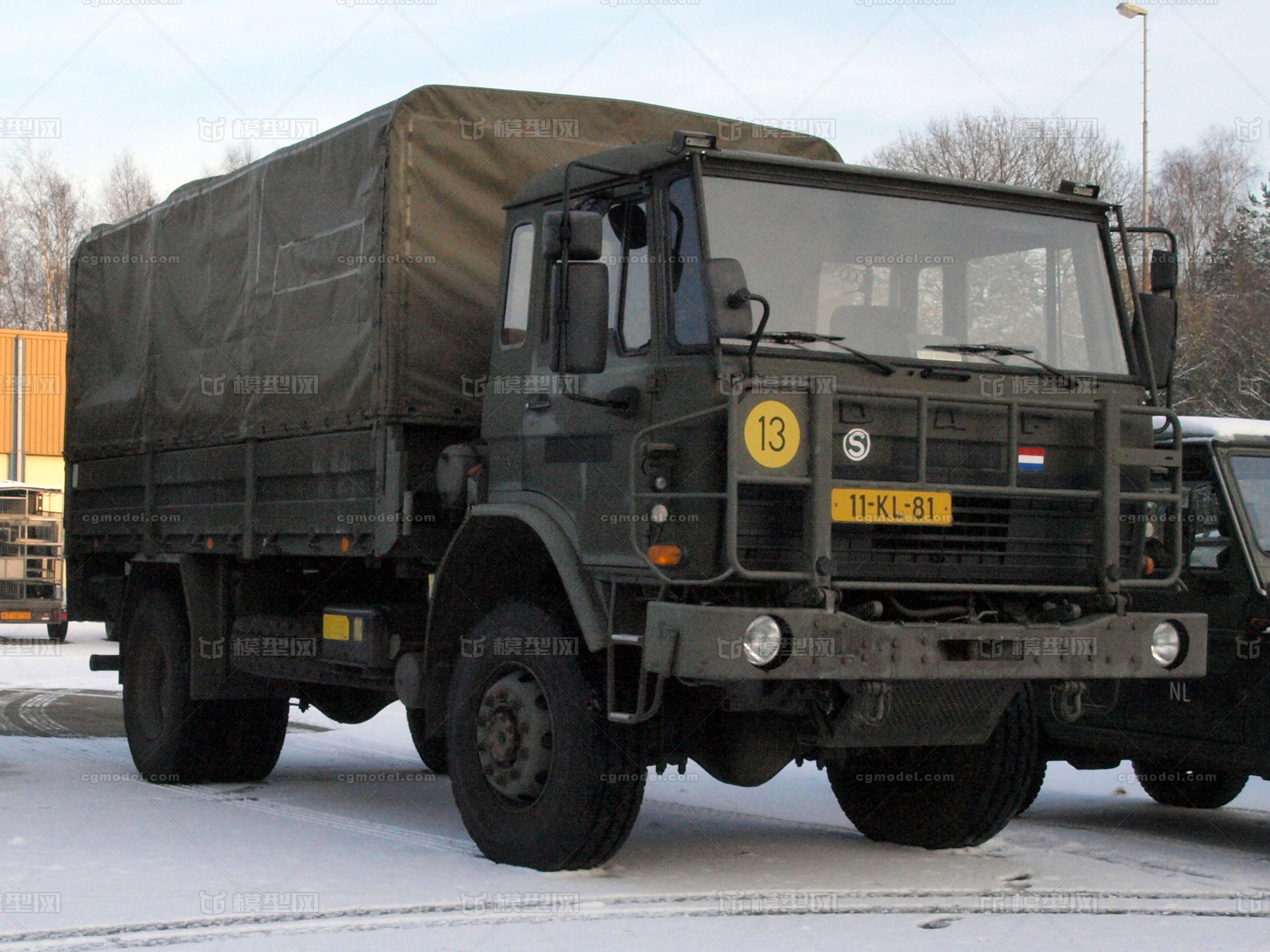 DAF 11-KL-81模型-大卡车模型库-3D Studio(.3ds)模型下载-cg模型网