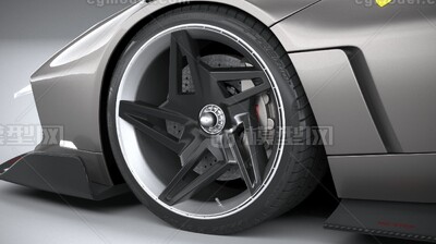 法拉利KC23跑车 Ferrari模型-赛车/跑车模型库-3D Studio(.3ds)模型下载-cg模型网