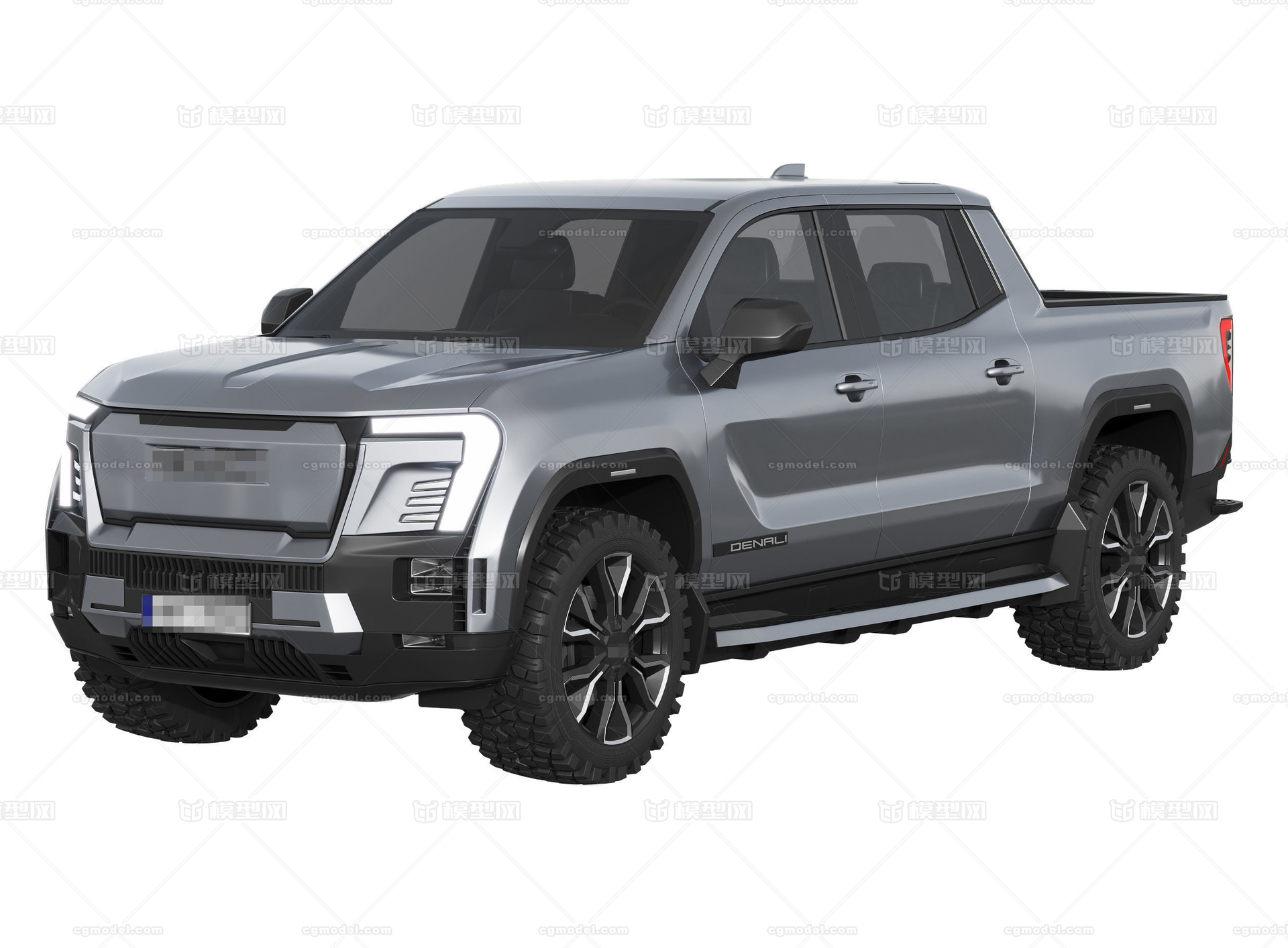 GMC Sierra模型-皮卡模型库-3D Studio(.3ds)模型下载-cg模型网