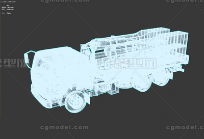 DF5B运输车 军用迷彩车模型-工程车模型库-3ds Max(.max)模型下载-cg模型网